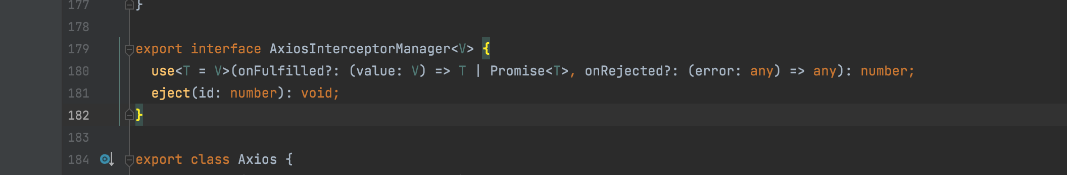 Eject using to remove interceptor but "Reject" in docs · Issue #4564 · axios/axios · GitHub