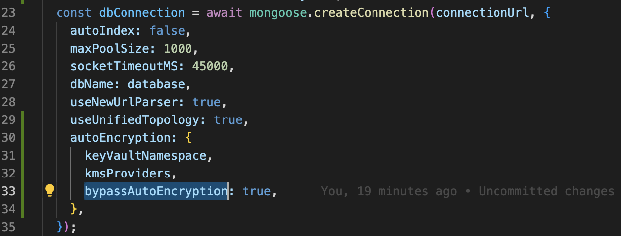 mongodb-client-encryption is not working with autoEncryption.bypassAutoEncryption true · Issue ...