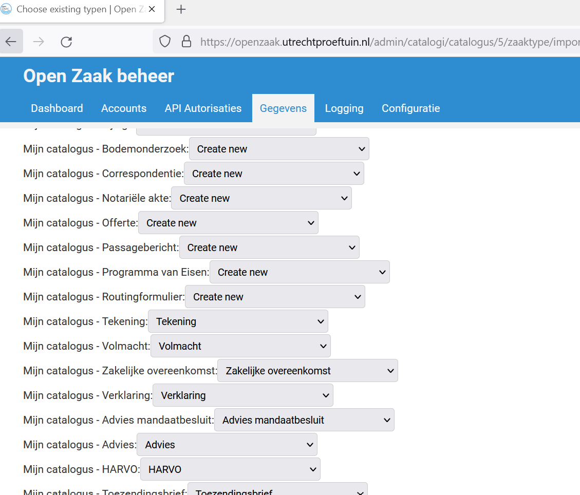 When importing a Casetype, automatically match the imported Information Object Types to the ...