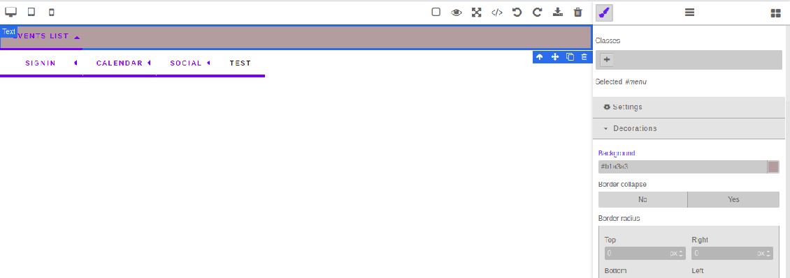 Unable to add Css onHover of Nav Component · Issue #2398 · GrapesJS/grapesjs · GitHub
