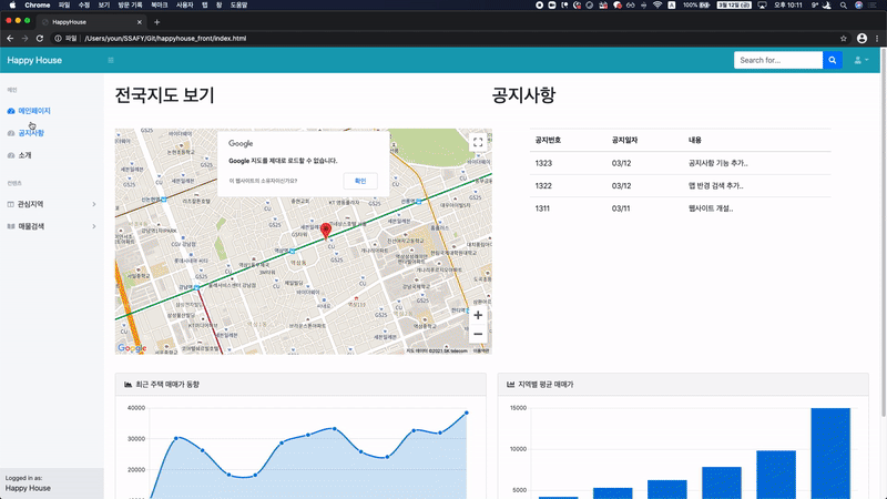 GitHub - kjungyoun/Happyhouse_Fronend