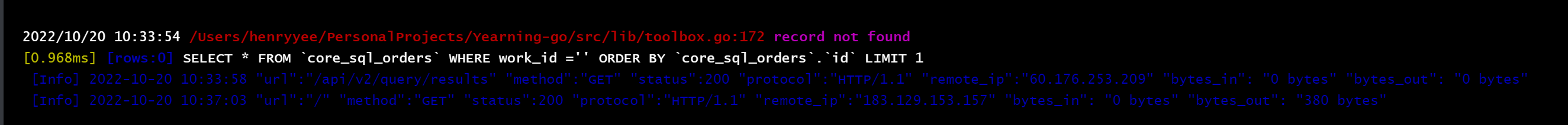 偶尔出现查询卡死，界面一直转圈,查询的单个字段过长不会显示 · Issue #708 · cookieY/Yearning · GitHub