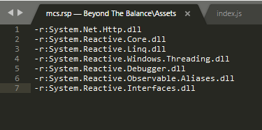 Quick Fix "Add reference in mcs.rsp" · Issue #274 · JetBrains/resharper-unity · GitHub