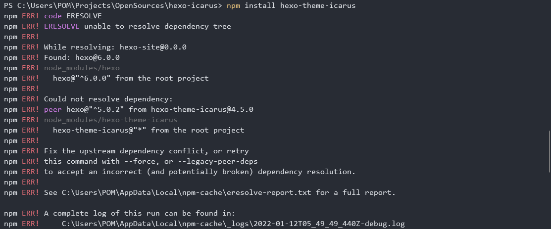 不兼容 Hexo V600 · Issue 1008 · Ppofficehexo Theme Icarus · Github