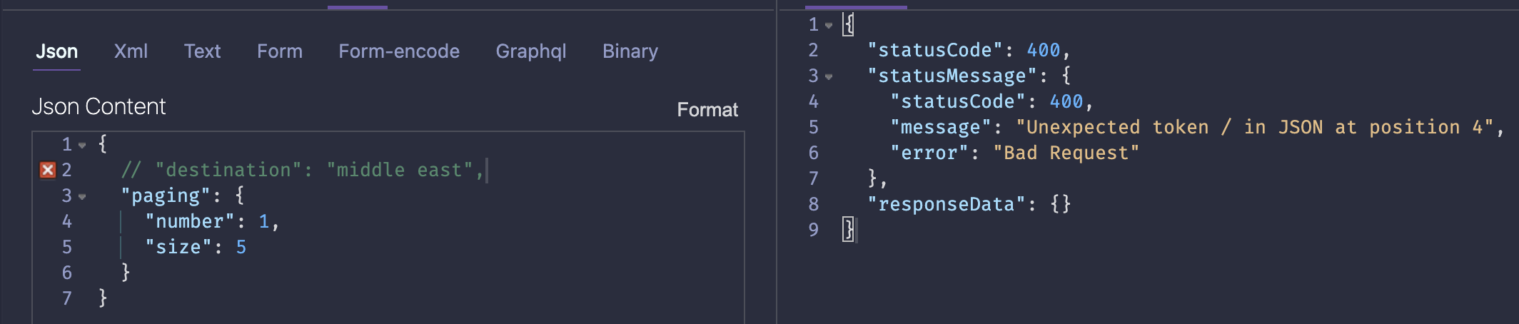 Support Json Comment At Body Request · Issue 737 · Thunderclient Thunder Client Support · Github