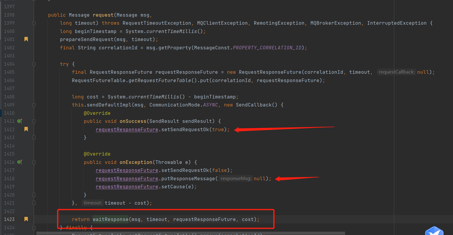 The Request Method In Class Defaultmqproducerimpl Does Not Handle Hook Functions Correctly 6569