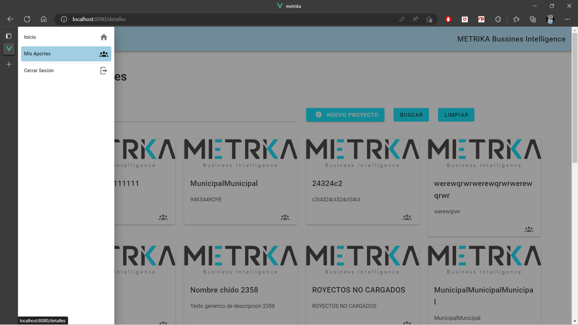GitHub - Tablada29/METRIKA-COLAB: Interfaz de Metrika COLAB Desarrollado en VueJS en FrontEnd y ...