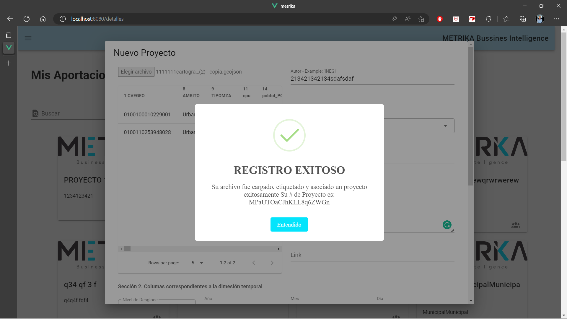 GitHub - Tablada29/METRIKA-COLAB: Interfaz de Metrika COLAB Desarrollado en VueJS en FrontEnd y ...