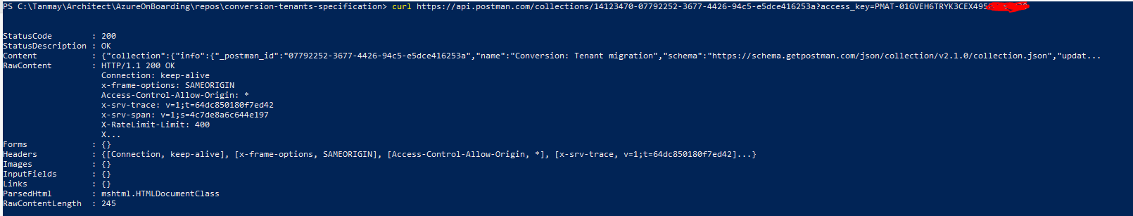 Postman API Get Collections Error: unable to get local issuer ... Postman API Get Collections Error: unable to get local issuer ...