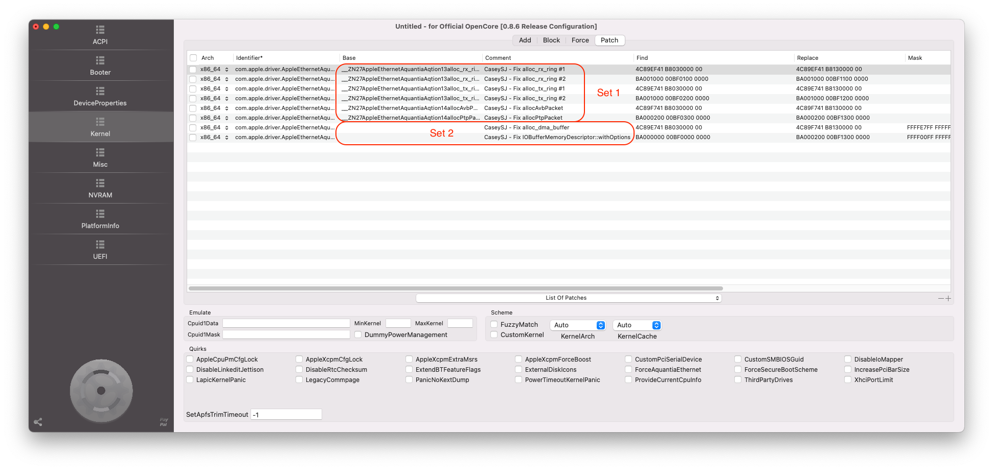 AQC-107和AQC-113驱动补丁 _ 黑苹果社区