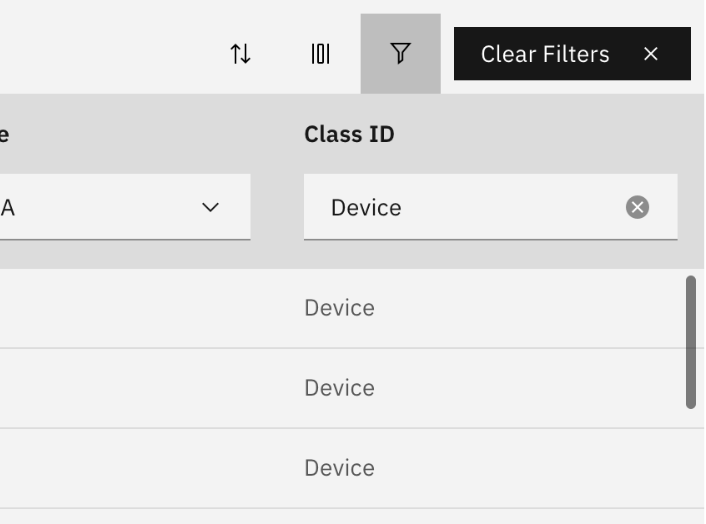  Table Visual Design Of clear All Filter Button Issue 137 