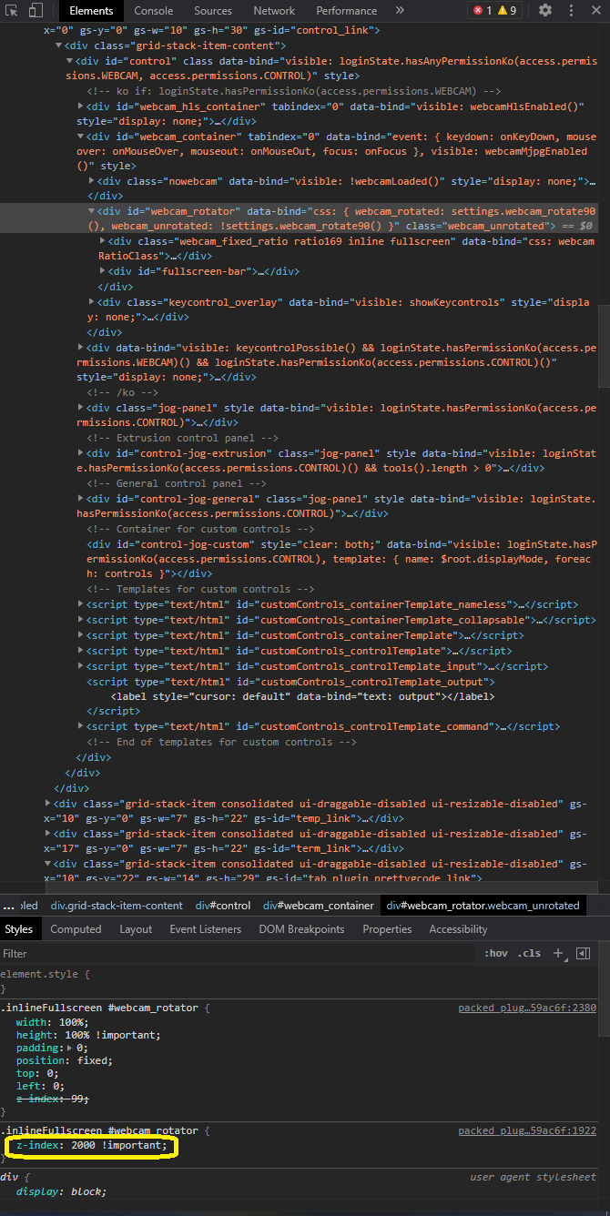 Consolidated Tabs doesn't work with Fullscreen Plugin · Issue #43 · jneilliii/OctoPrint ...