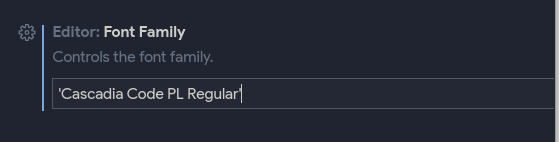 Bug Report: Ubuntu: Cascadia Code PL Regular does not work on VSCode ...