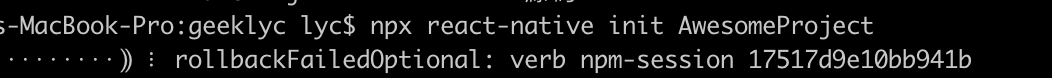 Npx React Native Init Does Not Work Properly · Issue 1520 · React 4477