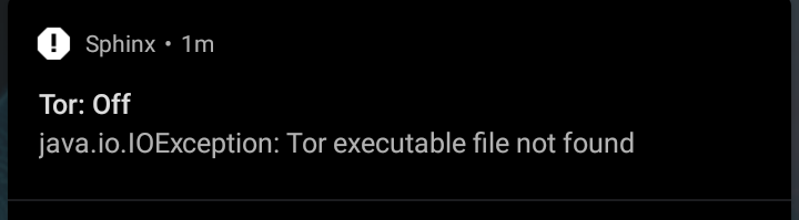 Tor executable file not found · Issue #370 · stakwork/sphinx-kotlin · GitHub