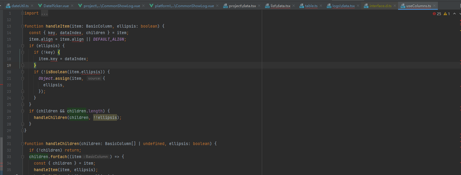 最新版 Table ColumnProps 已经不存在了 · Issue #1408 · vbenjs/vue-vben-admin · GitHub