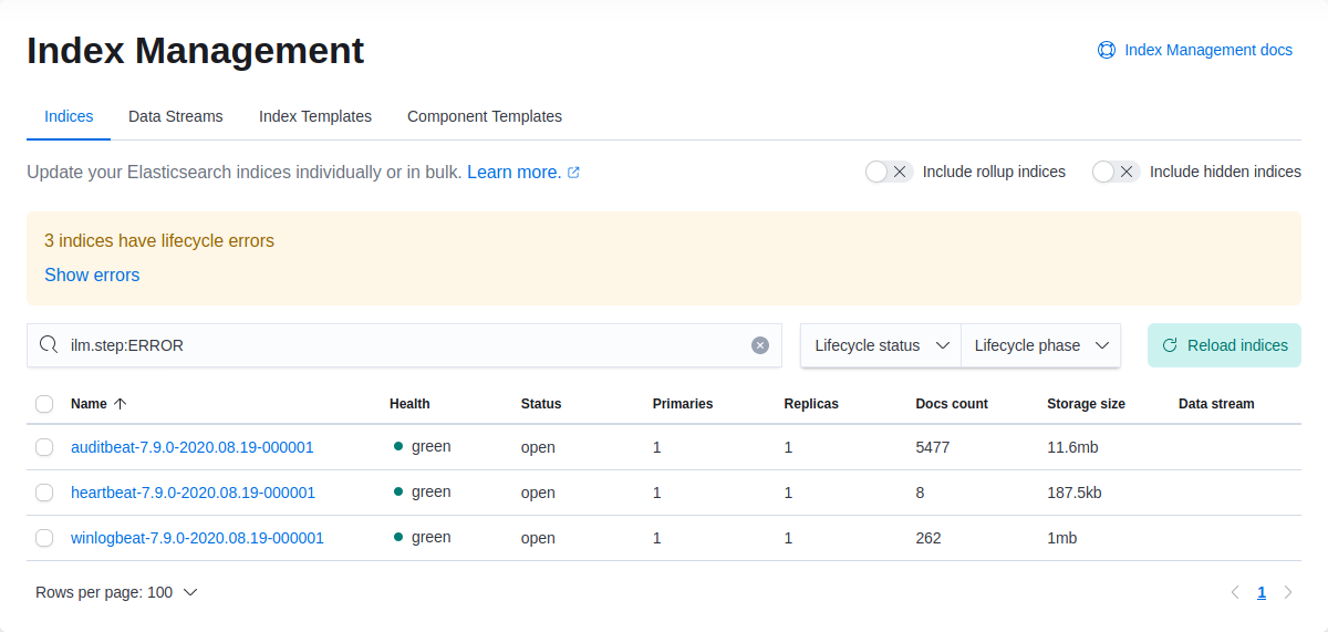 Security_exception: action [indices:admin/rollover] is unauthorized for user · Issue #61453 ...