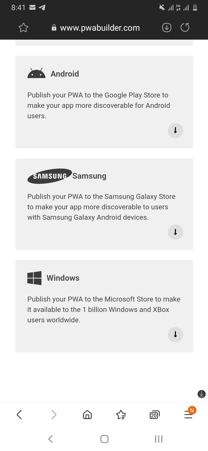 I have a problem converting my pwa to an iPhone app · Issue #1376 · pwa-builder/PWABuilder · GitHub
