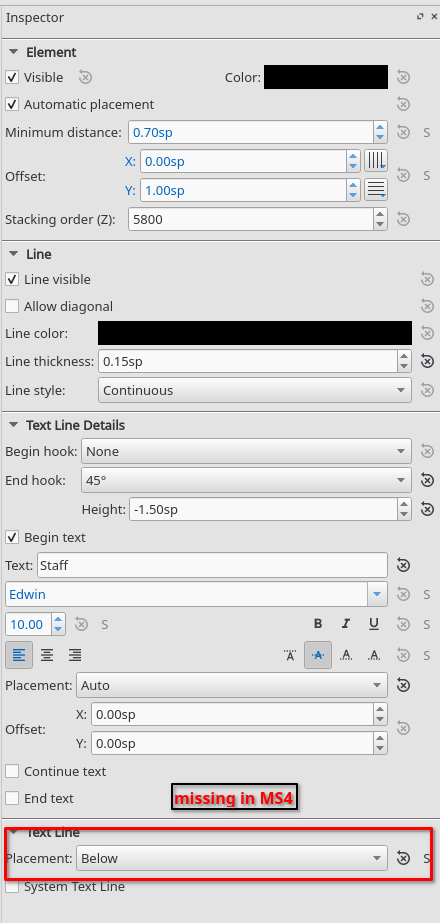 Missing text/staff line properties compared with MS3 · Issue #17074 · musescore/MuseScore · GitHub