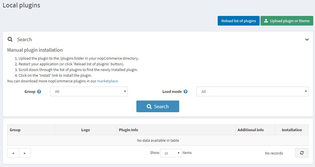 App dies on plugin refresh · Issue #4036 · nopSolutions/nopCommerce · GitHub
