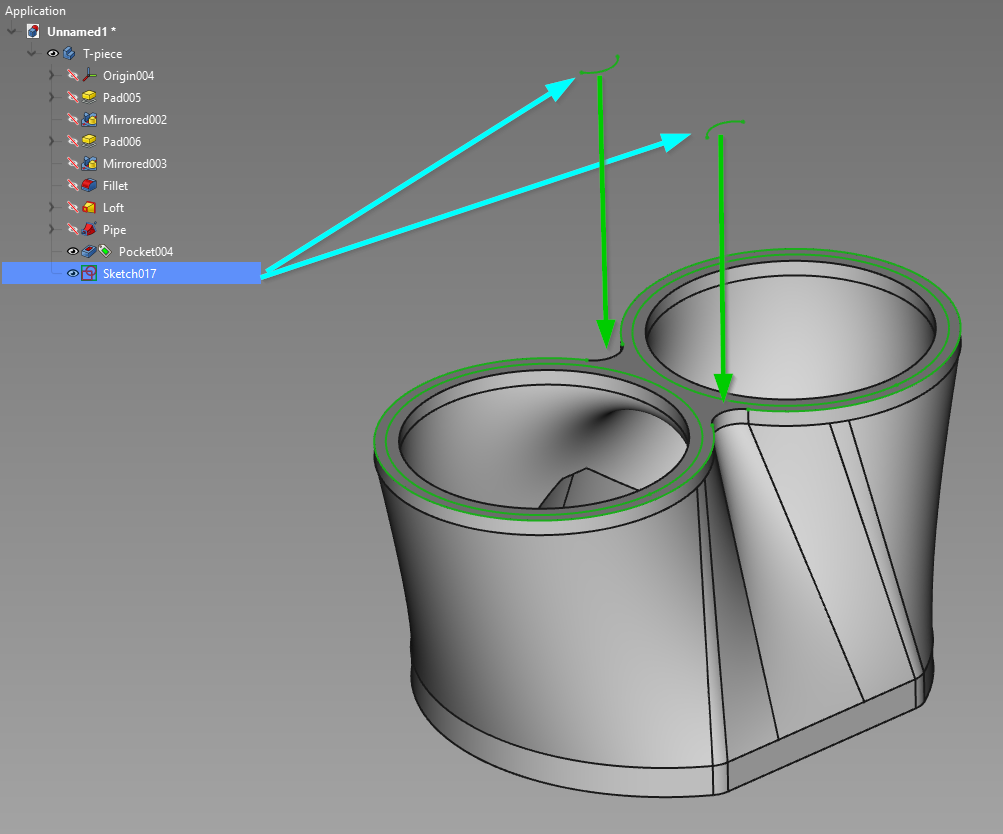 [BUG:Sketcher] External geometry forms into wrong height · Issue #861 ...
