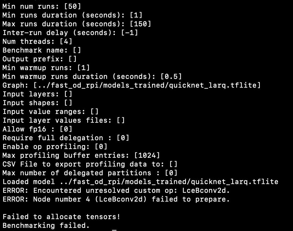 Error in replicating Quicknet benchmark results on Raspberry Pi 4 B ... Error in replicating Quicknet benchmark results on Raspberry Pi 4 B ...