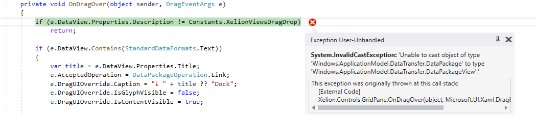 Unable to drop files onto Grid in WinUI3 Desktop · Issue #2715 · microsoft/microsoft-ui-xaml ...
