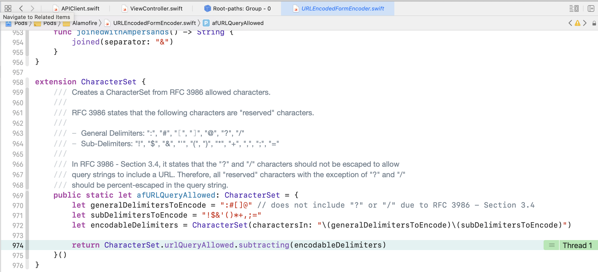 Memory leak on request with parameters · Issue #3374 · Alamofire/Alamofire · GitHub
