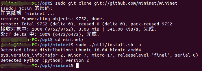Mininet Installation On Ubuntu 1804 · Issue 953 · Mininetmininet · Github