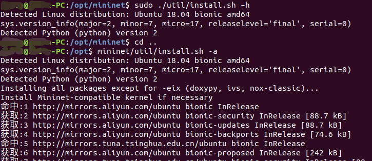 Mininet Installation On Ubuntu 1804 · Issue 953 · Mininetmininet