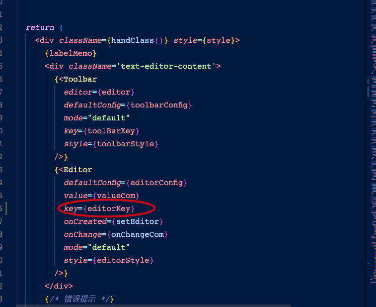 react中我该如何动态修改editor配置，每次监听配置变化重新render，editor会报错。 · Issue #4840 · wangeditor-team/wangEditor ...