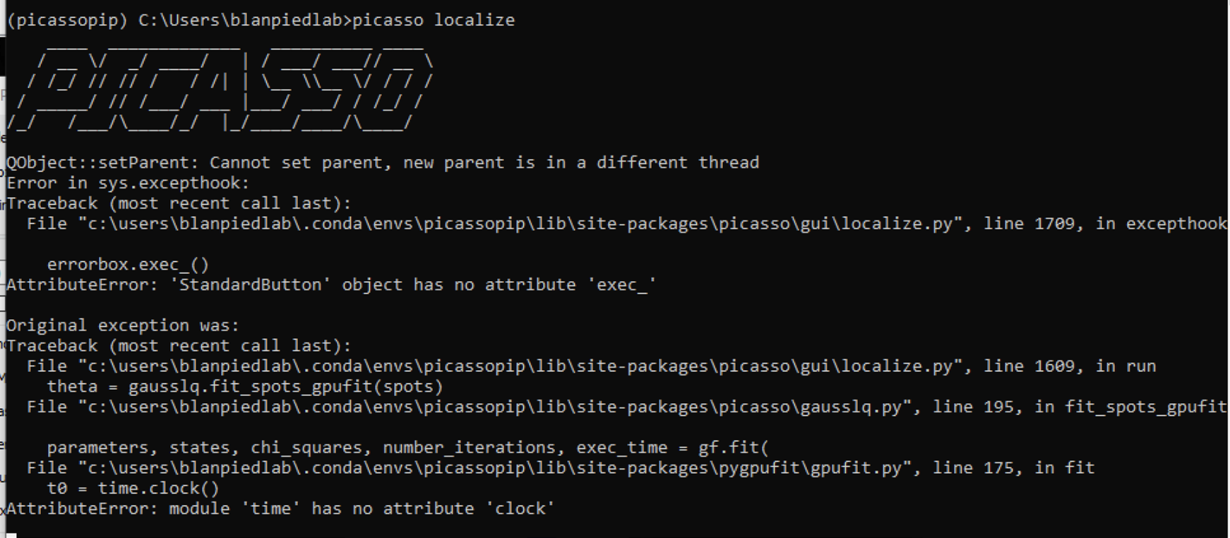 GPUfit option not available using picassosr Python package · Issue #222 · jungmannlab/picasso ...