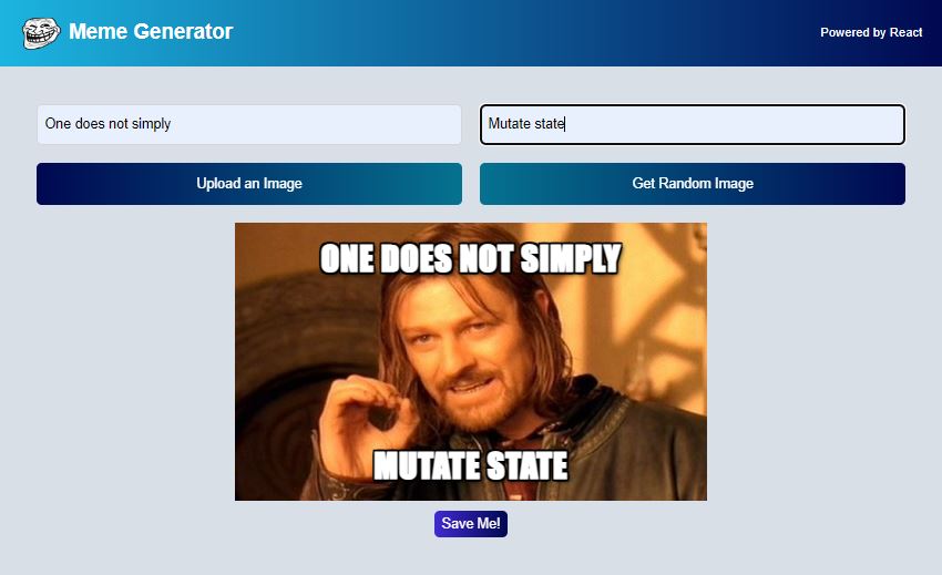 GitHub - oanavladescu/MemeGenerator: A meme generating web app, developed using React library ...