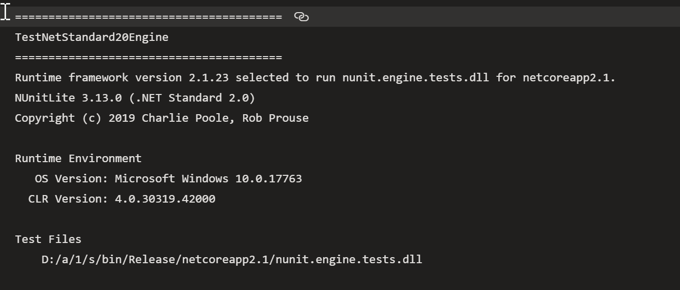 Nunitlite Calls Core 2 0 “ Core 4 0 0 0” · Issue 2435 · Nunit Nunit · Github