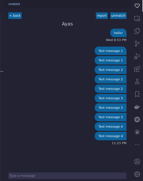 Messages are sent repeatedly · Issue #154 · benawad/vsinder · GitHub