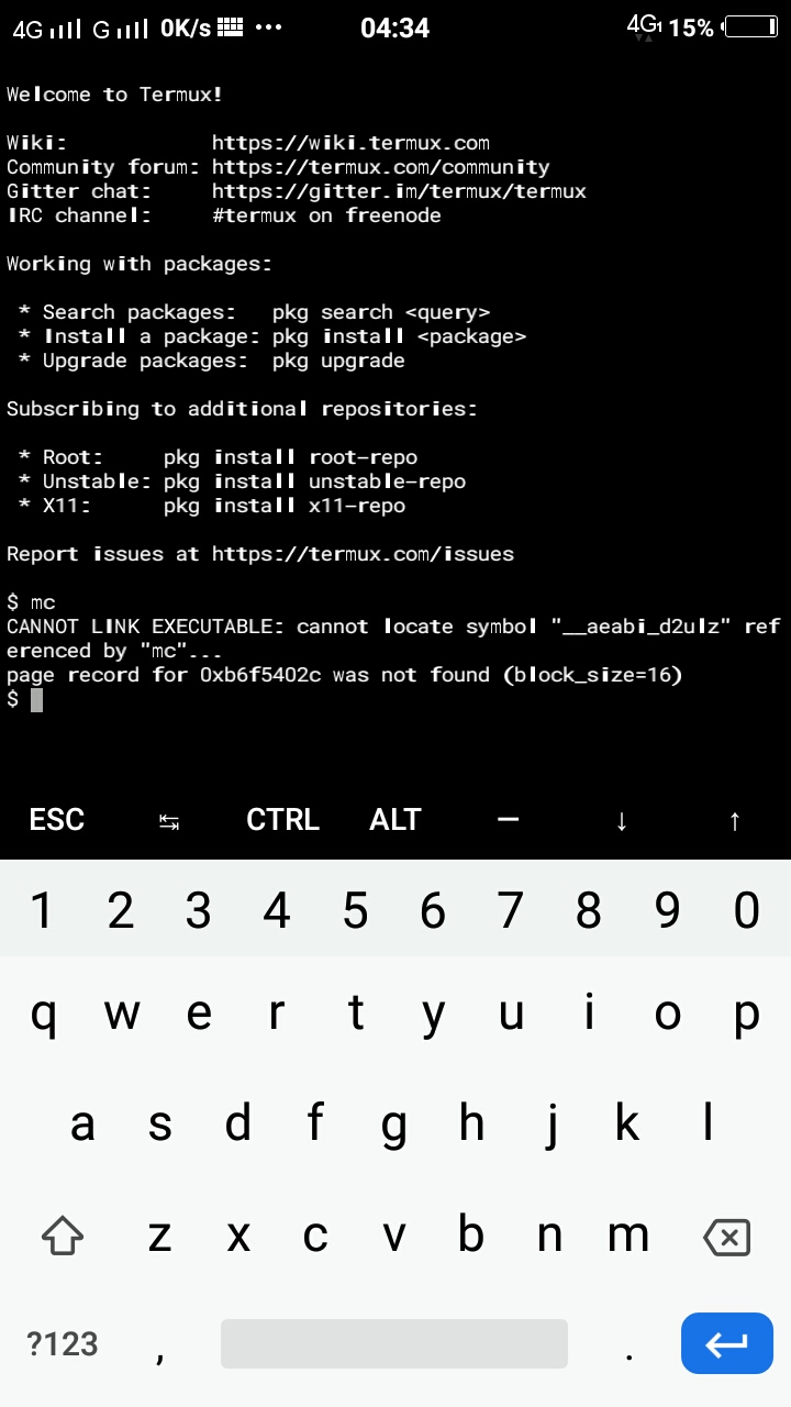 Cannot Link Executable Mc · Issue 4040 · Termux Termux Packages · Github