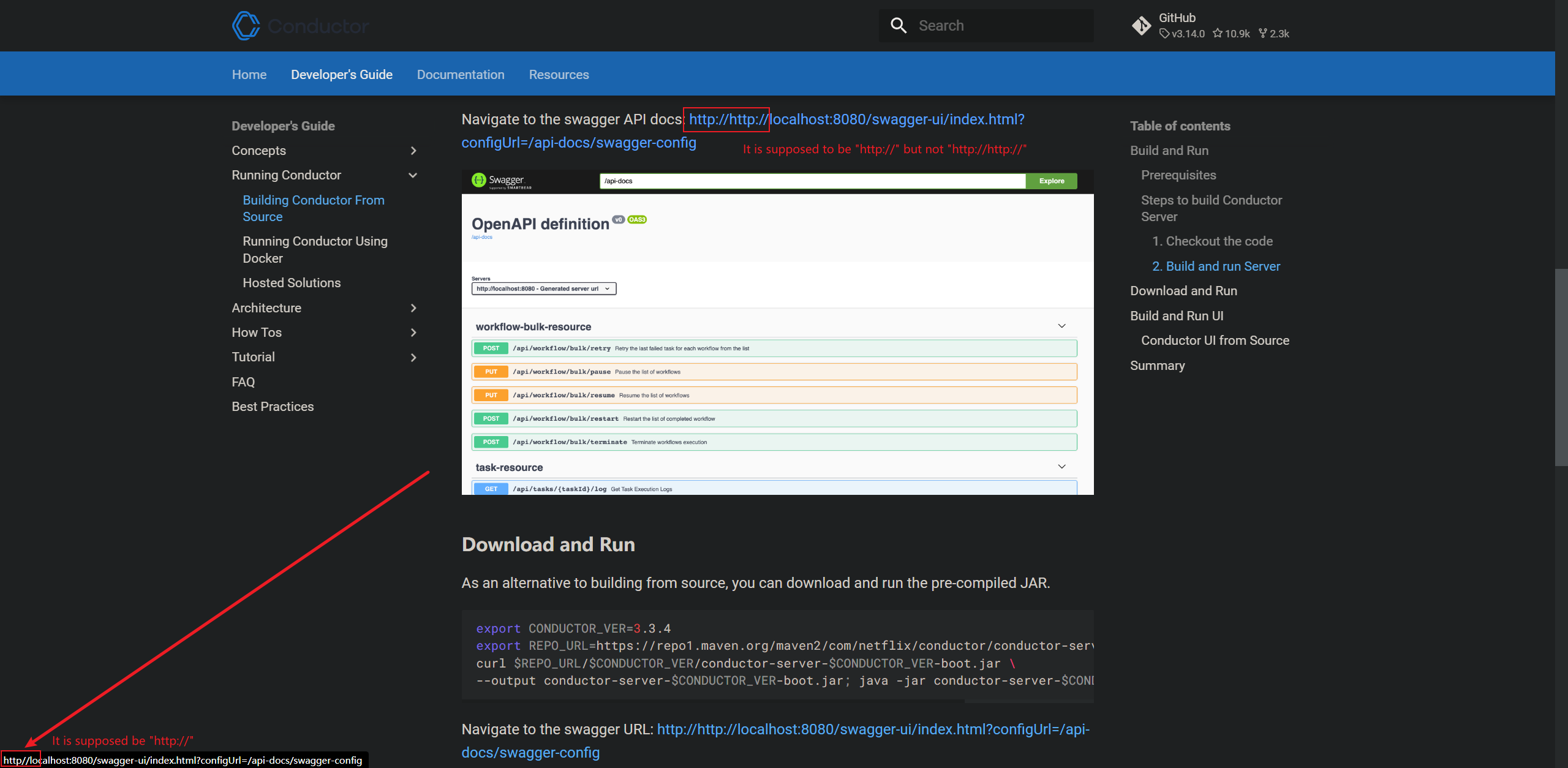 [doc] Some Urls Are Not Correct In Developer S Guide · Issue 3803 · Netflix Conductor · Github