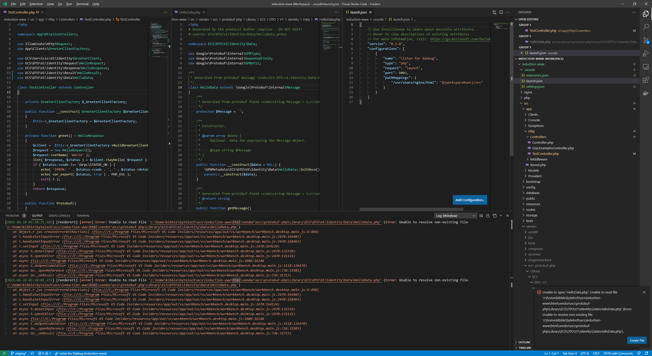 Intellisense Is Unable To Open Unable To Read File Error Unable 