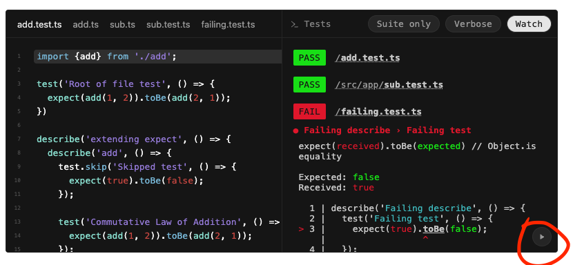 Sandpacktests Extend Runbutton · Issue 821 · Codesandbox Sandpack · Github
