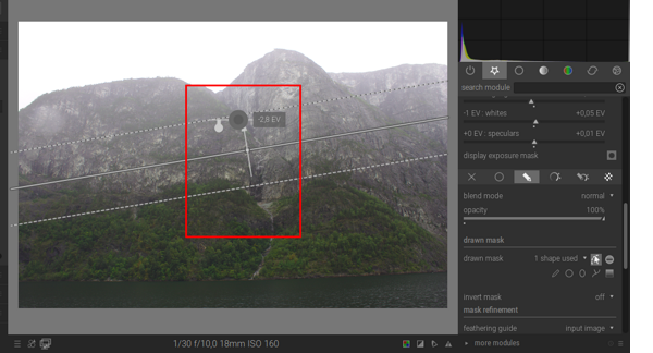 Difficult to select the gradient masks when using the tone equalizer in ...