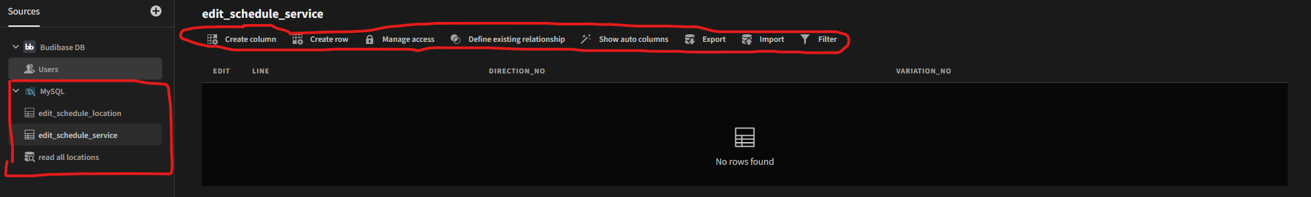 When using external data source there is now "Create View"-Button · Issue #4827 · Budibase ...