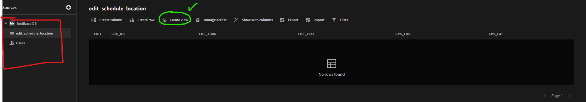 When using external data source there is now "Create View"-Button · Issue #4827 · Budibase ...