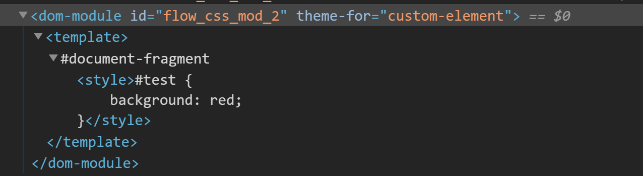 Using the Shadow Root in Server-side Elements, @CssImport don't work ...