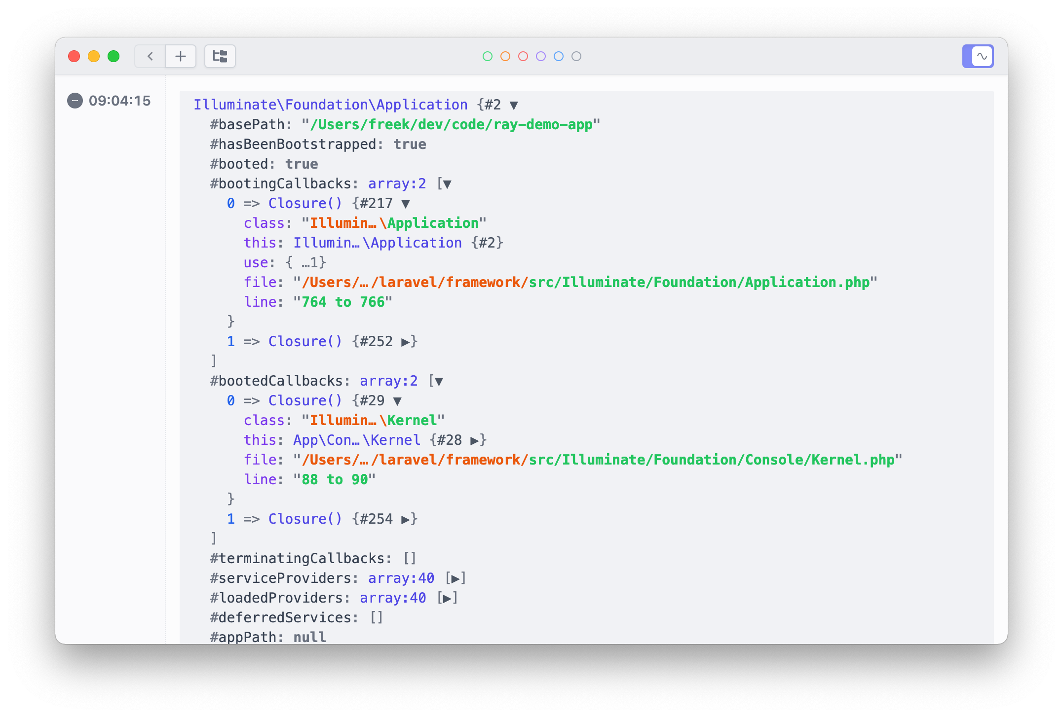 Collapsing doesn't work · Issue #219 · spatie/ray · GitHub