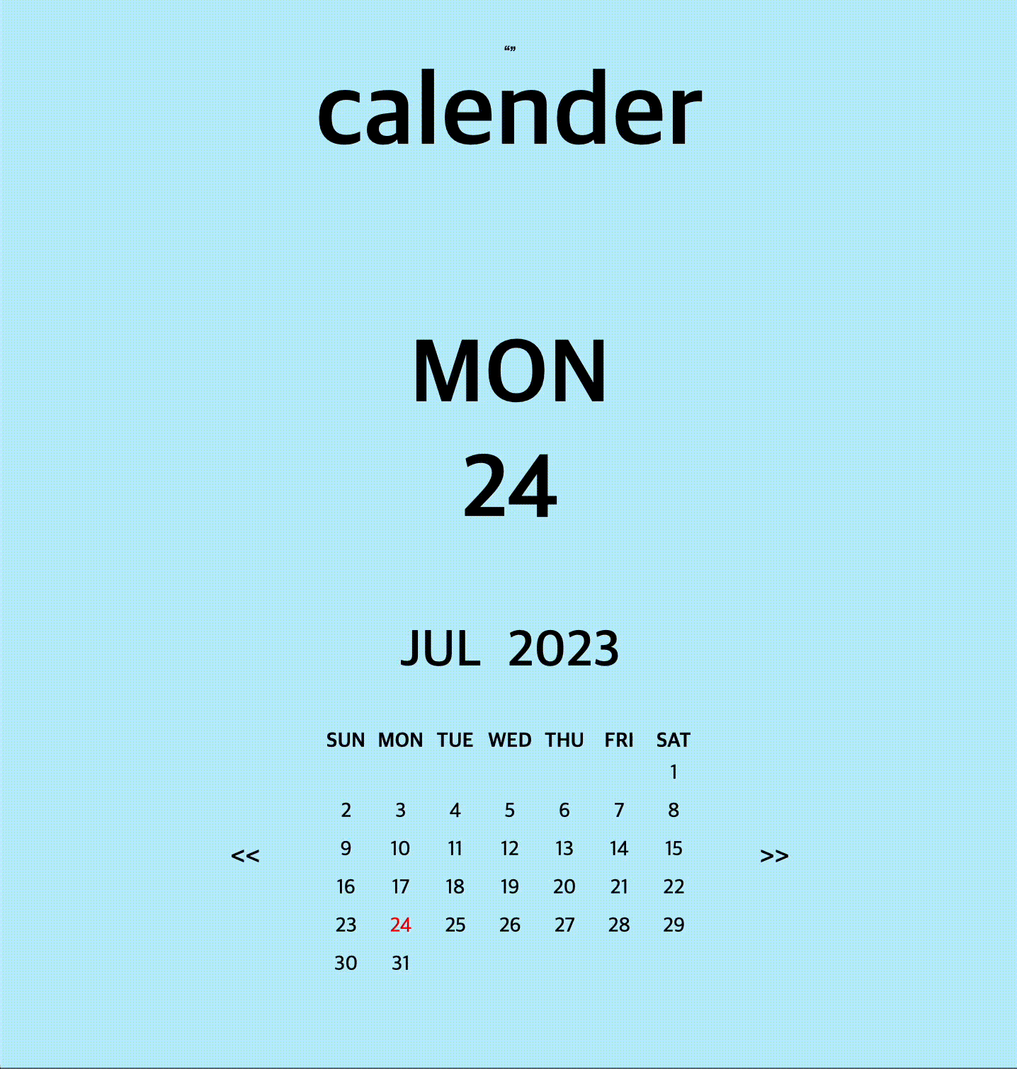 GitHub - tjd985/Calendar-Example: calendarExample(Vanilla_JS)