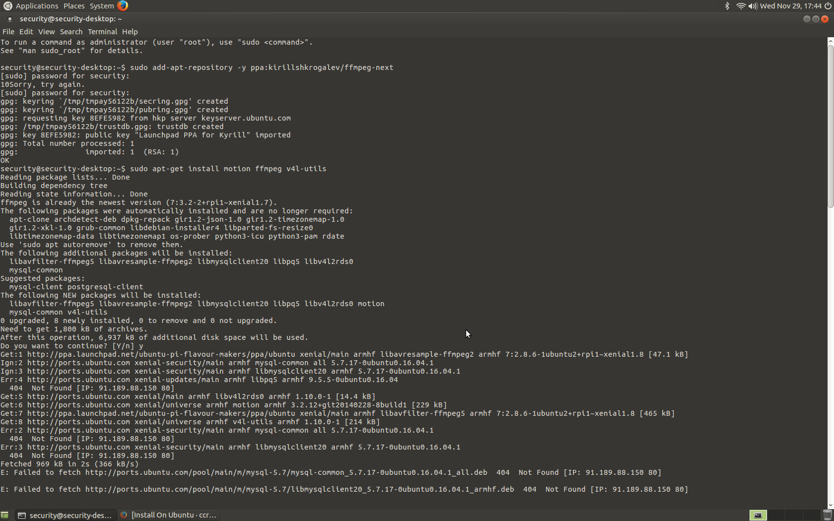 Installing on Ubuntu cannot start service · Issue #725 · motioneye ...