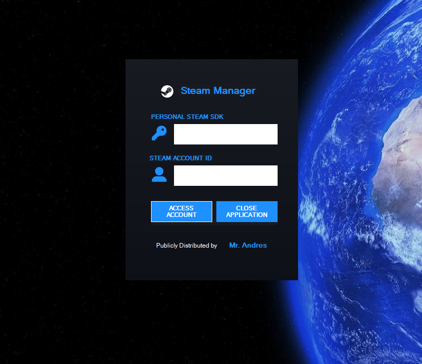 GitHub - AndresRodriguezToca/SteamManager: Basically a Desktop App ...