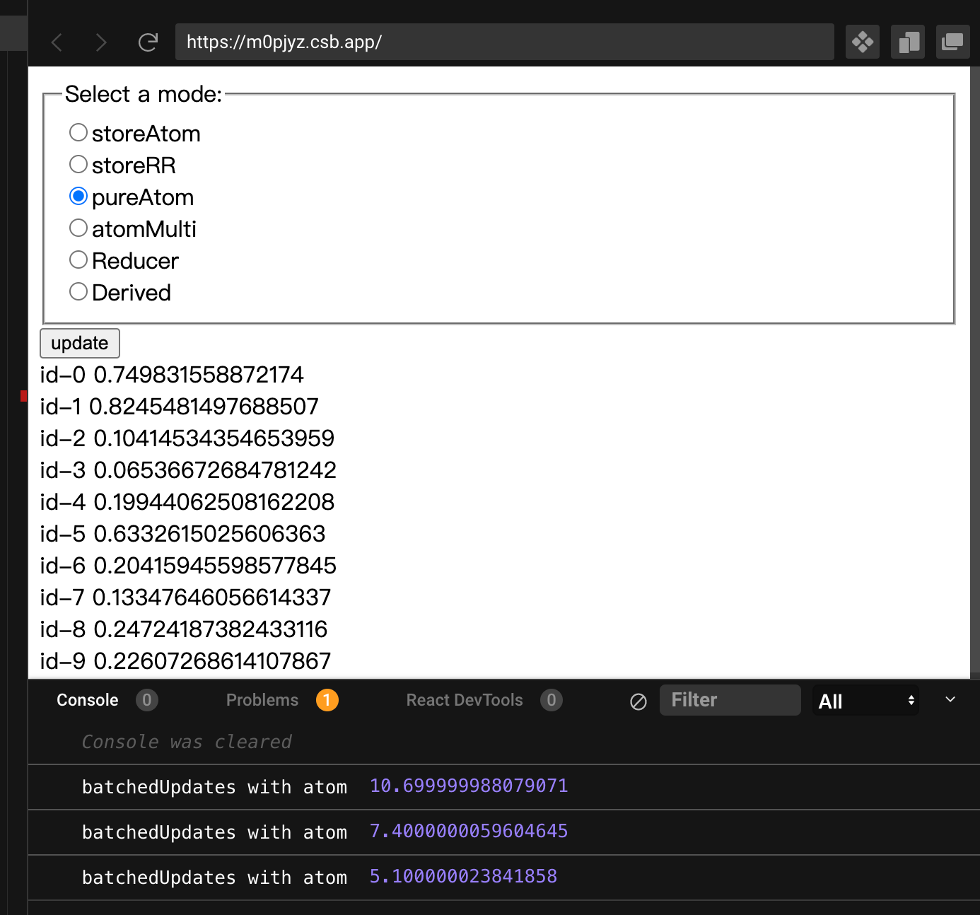 multi atom instance and batch update · Issue #1124 · pmndrs/jotai · GitHub