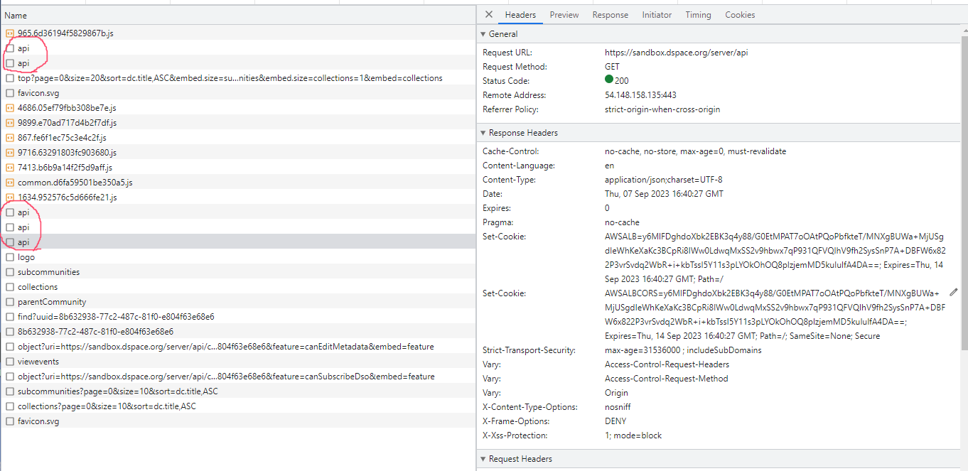 Repeated Requests To The Server Api Endpoint · Issue 2482 · Dspace Dspace Angular · Github