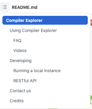 Improve structure and grouping of headings in README by claremacrae ...